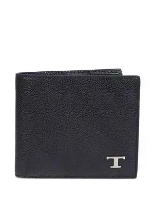 TOD'S Logo-detail Leather Wallet - Blue