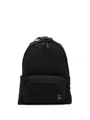 AGNÈS B. Logo-patched Zip Backpack - Black