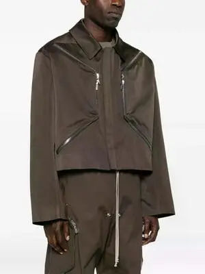 Rick Owens Zip Cropped Jacket