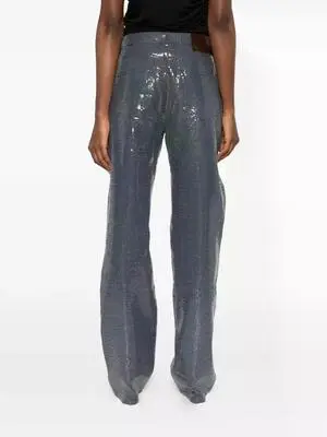 MVP WARDROBE Sequin Embellishment Trousers