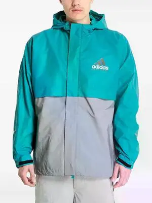 Adidas Hooded Color-block Jacket
