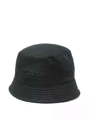 N°21 Logo Bucket Hat - Black