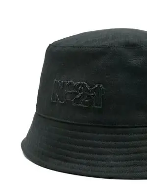 N°21 Logo Bucket Hat - Black
