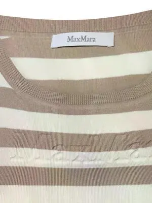 Max Mara Striped Top - Neutrals
