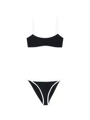 Hunza G Two-piece Bikini Set - Black