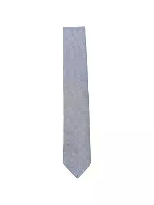 BOSS Textured Neck Tie - Blue