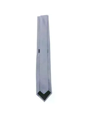 BOSS Textured Neck Tie - Blue