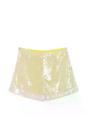 MVP WARDROBE Sequin Embellished Bermuda Shorts