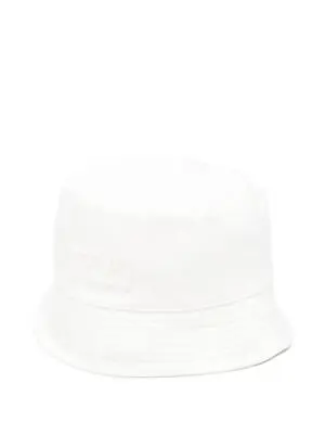 N°21 Logo Bucket Hat - White
