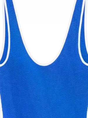 Hunza G Textured Trim Swimsuit