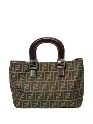 Fendi Zucca-monogram Tote Bag - Brown