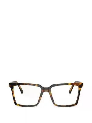 Miu Miu Square Frame Eyeglasses - Brown