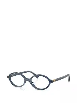 Miu Miu Oval Frame Eyeglasses