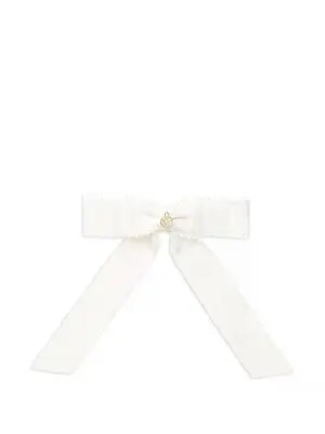 MAISON MICHEL Vanina Bow - White