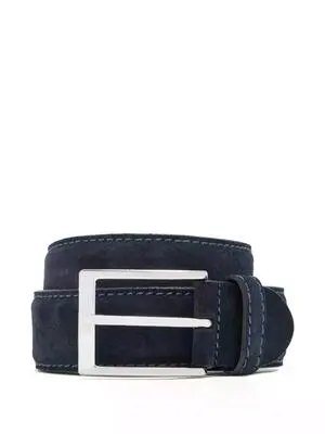 BARRETT Stitched Square-buckle Belt