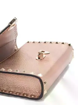 Valentino Garavani Rockstud Leather Satchel - Pink