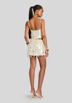 Retrofete Rettie Embellished Mini Skirt