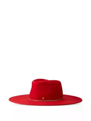 MAISON MICHEL Roy Fedora - Red