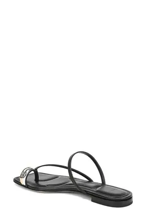 Vince Toe Loop Sandal - Black