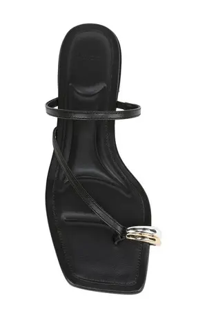 Vince Toe Loop Sandal - Black