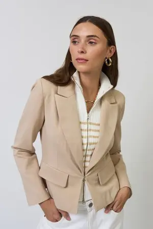 Central Park West Textured Jackets For Women