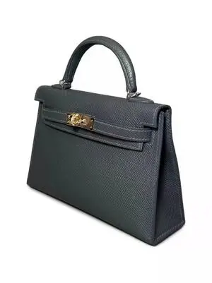 Hermès 2025 Mini Kelly Sellier 20 Tote - Grey