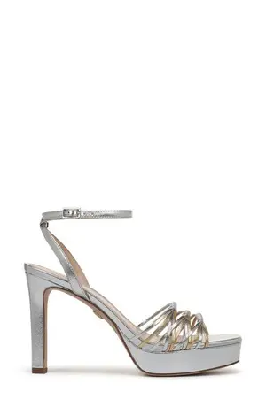 Veronica Beard Beverlee Platform Sandal - Silver/pale Gold