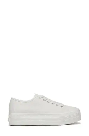 Veronica Beard Truett Platform Sneakers - Coconut