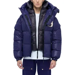 ALPHA STYLE Kudu Gen Double Hood Puffer Jacket 2.0 - Purple