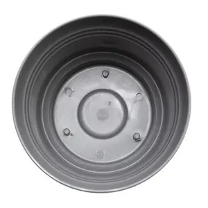 BLOEM 12 Inch Saturn Round Planter With Saucer Tray