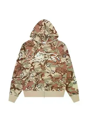 ICECREAM Camouflage-print Hoodie - Neutrals
