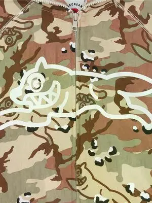 ICECREAM Camouflage-print Hoodie - Neutrals