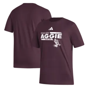Adidas Texas A&m Aggies Ol' Sarge Basketball T-shirt - Maroon
