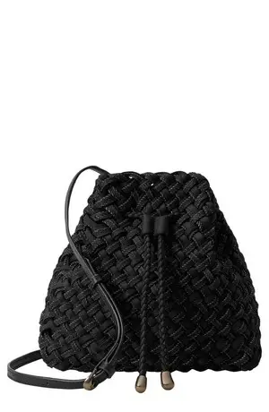 NAGHEDI Medium Gramercy Bucket Bag - Jet
