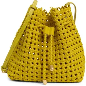 NAGHEDI Medium Mallorca Bucket Bag - Ochre