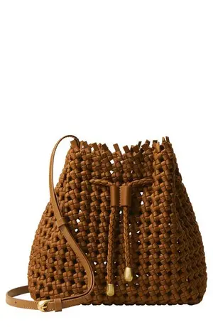NAGHEDI Medium Mallorca Bucket Bag - Teak