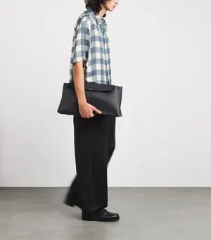 JIL SANDER Short-sleeve Check Shirt - Blue