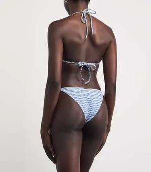 Heidi Klein Tinos Triangle Bikini Bottom - Blue