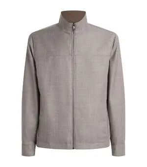 Canali Wool Reversible Jacket