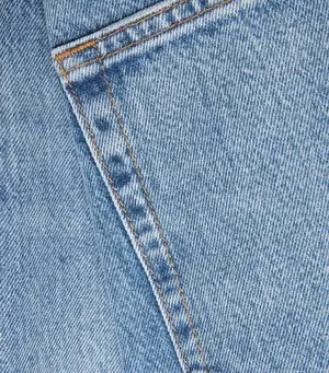 FRAME The Bubble Crop Jeans - Blue