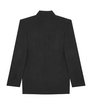 Saint Laurent Silk Double-breasted Blazer