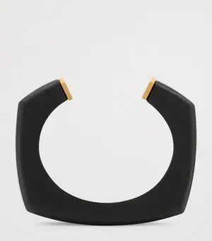 Saint Laurent Leather Cuff Bracelet