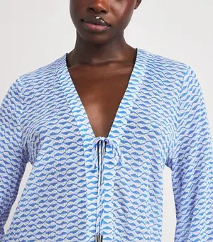 Heidi Klein Cotton-silk Tinos Kaftan