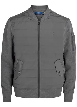 Polo Ralph Lauren Quilted Shell And Cotton-blend Jacket
