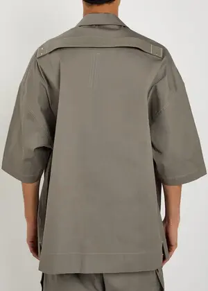Rick Owens Magnum Tommy Oversized Stretch-cotton Poplin Shirt