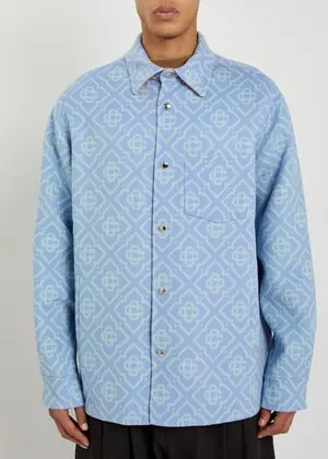 Casablanca Logo-monogrammed Wool Overshirt