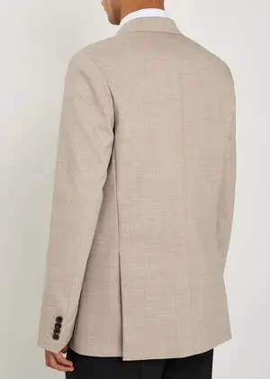 Dries Van Noten Barry Double-breasted Woven Blazer