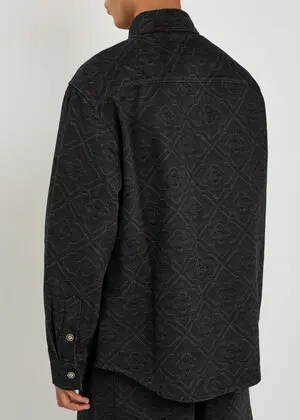 Casablanca Laser Monogram Denim Shirt