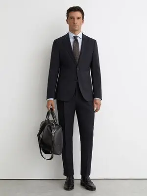 REISS Promise Wool-blend Suit Trousers
