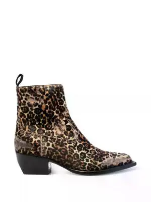 GOLDEN GOOSE Leopard-print Boots